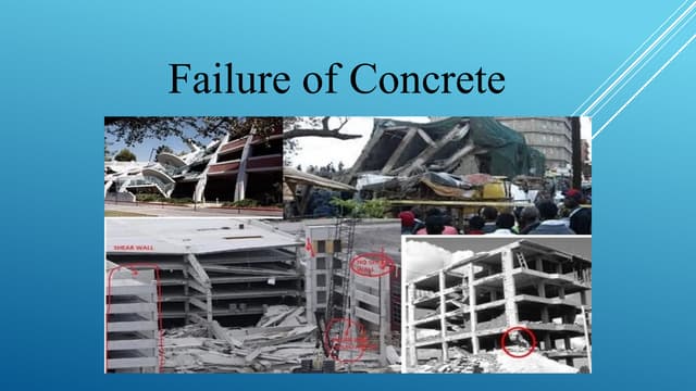 Causes of deterioration of concrete structures | PPTX