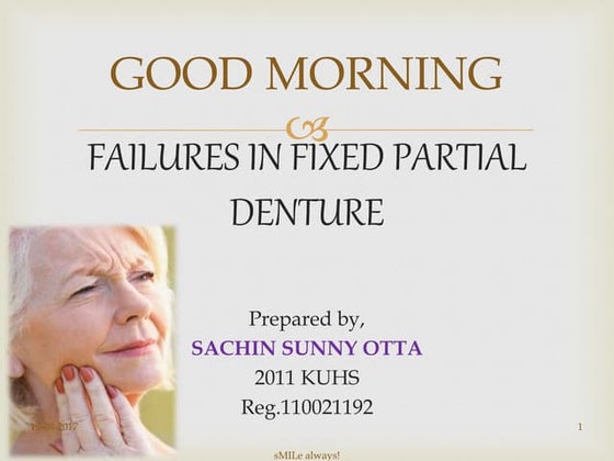 Periodontal Esthetic Considerations in Fixed Prosthodontics | PPT