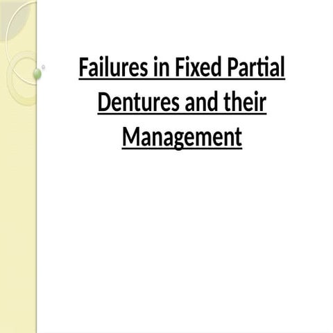 Failures in FPD and their management.pptx