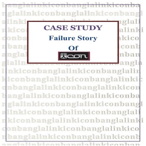 Failure Story of Icon | PDF