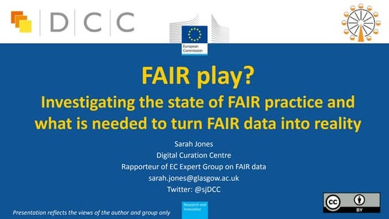 Resources for making your data fair - poster | PDF | Technology & Computing