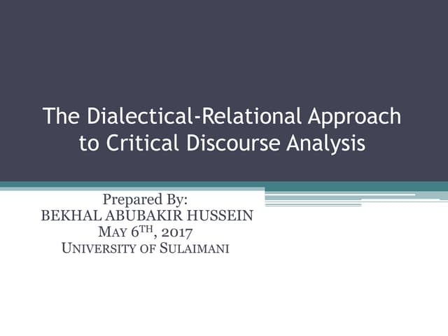Fairclouph Three-Dimensional Model of Critical Discourse analysis.pptx