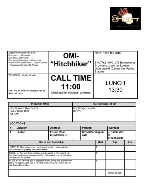 Notice of filming | PDF