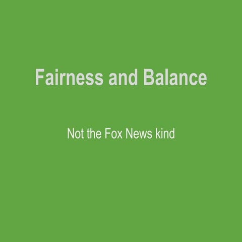 Fairness balance | PPTX