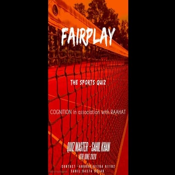 Fairplay - The Sports Quiz | PPTX