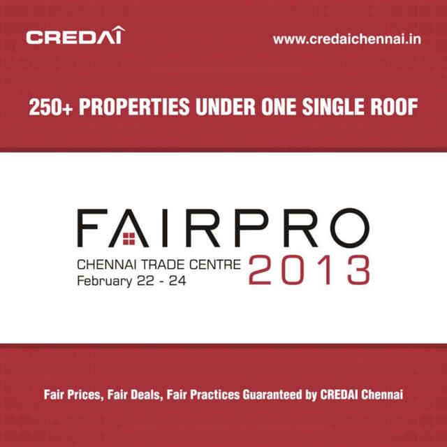 Fairpro 2013 - Biggest Property Fair in Chennai | PPTX