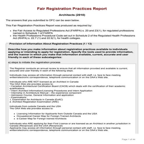 Fair registration | PDF