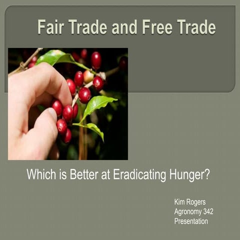 Fair Trade And Free Trade | PPTX
