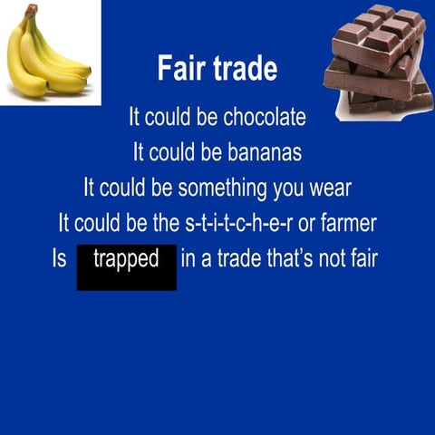 Fair Trade Fortnight Poem | PPT
