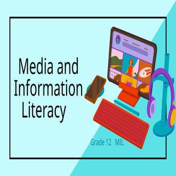 Fair use and Creative Common. Media and Information Literacy | PPTX