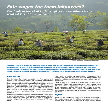 Fair wages for farm labourers | PDF