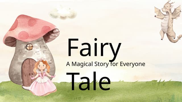 Fairy tales | PPTX