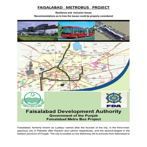 Faisalabad metrobus project | PDF