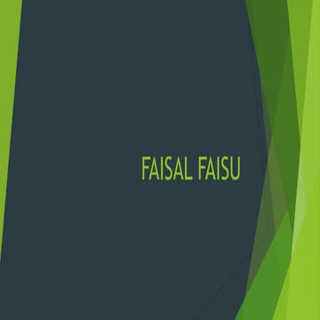 Faisal faisu | PPTX