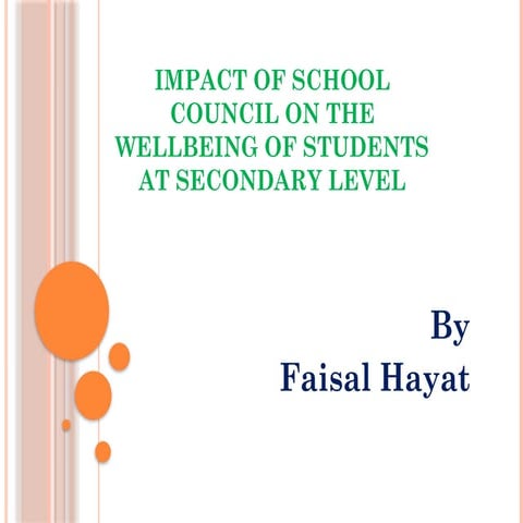 FAISAL HAYAT PPT presentation for mphil education | PPT