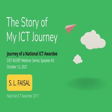 The Story of My ICT Journey | PDF