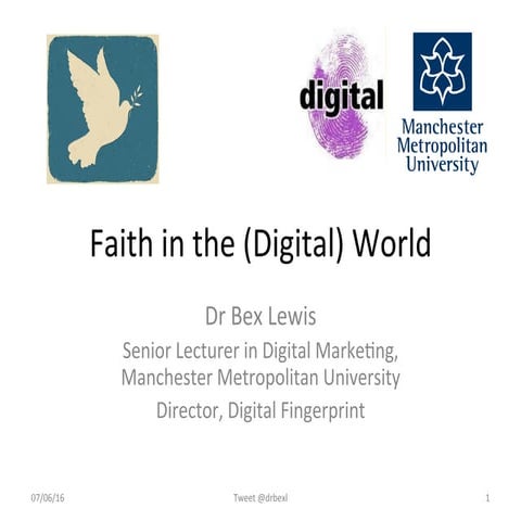 Faith in the (digital) world | PPTX
