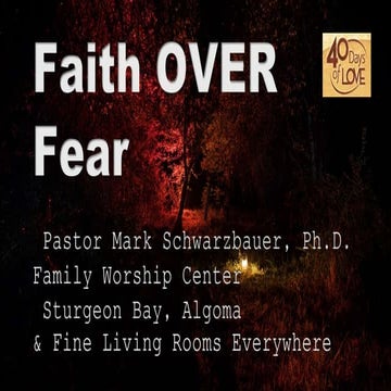 Faith over fear | PPTX
