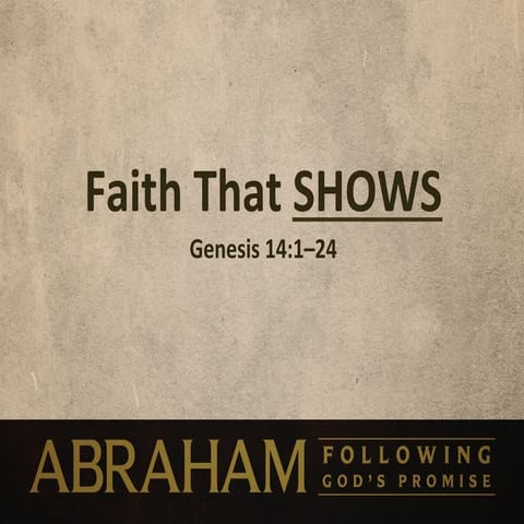 Faith That Shows Slides, 11/18/12 | PPT