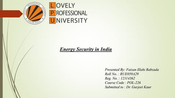 Faizan Illahi presentations