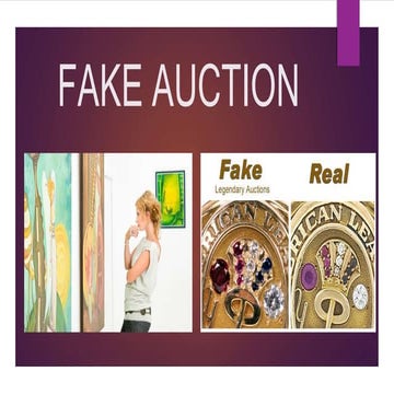 Fake auction | PPTX
