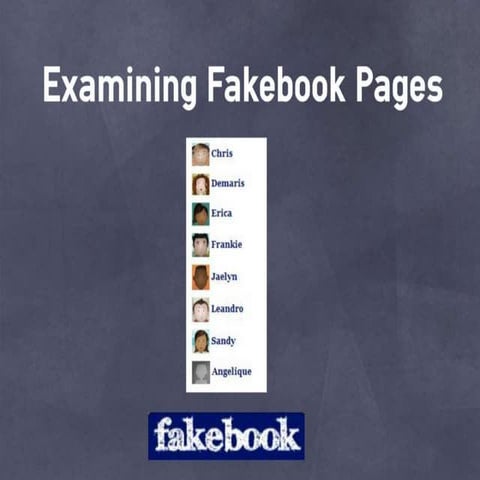 Fakebook | PPTX