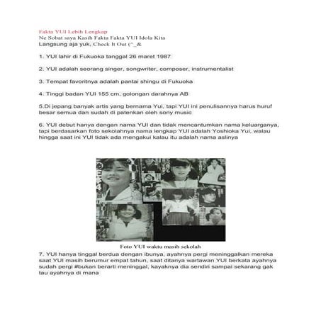 Fakta yui | PDF