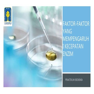 pengaruh suhu terhadap reakzi enzimatik | PPTX