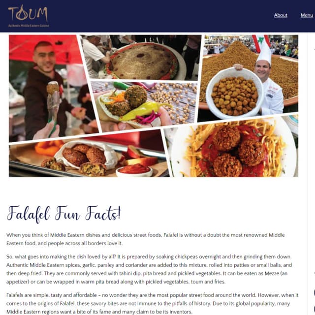 Falafel Fun Facts! - Toum | PDF