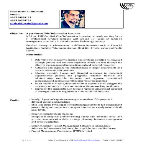Ahmed Hussein Cv | PDF
