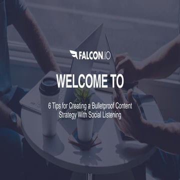 Falcon.io | Social Media Strategies Summit 2021 | PPT