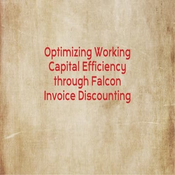 Falcon Invoice Discounting: Empowering Your Business Growth | PDF ...