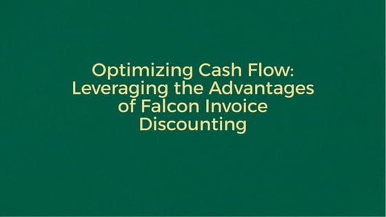 Falcon Invoice Discounting Setup for Small Businesses | PPT