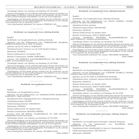 Faling Würst nu ook in Staatsblad | PDF