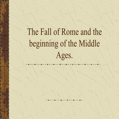 Fall Of Rome Powerpoint Voyage To Rome PowerPoint Template,