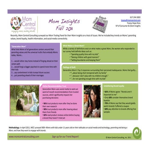 How Do Moms Use QR Codes? [INFOGRAPHIC] | PDF
