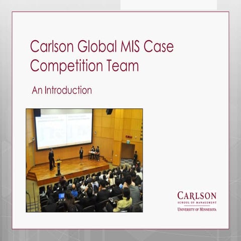 Revised case competition 101 | PPTX