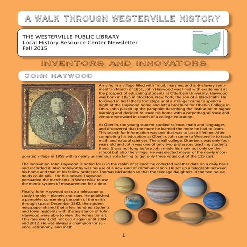 Fall 2015: Inventors and Innovators | PDF