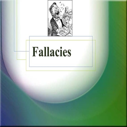 Fallacies Lt Presentation | PPT | Science