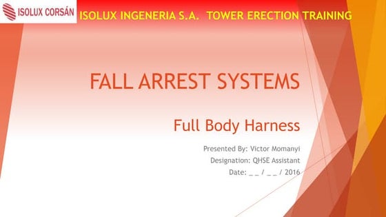 The basics of fall protection | PPT | First Aid | Injuries