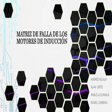 FALLAS MOTORES ELECTRICOS DE LOS MOTORES DE INDUCCION .pptx