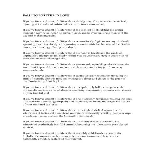 Falling Forever In Love | DOC | Religion & Spirituality