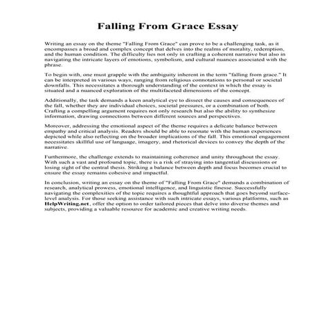 Falling From Grace Essay.pdf