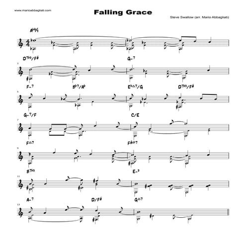 Falling Grace - Solo Guitar | PDF