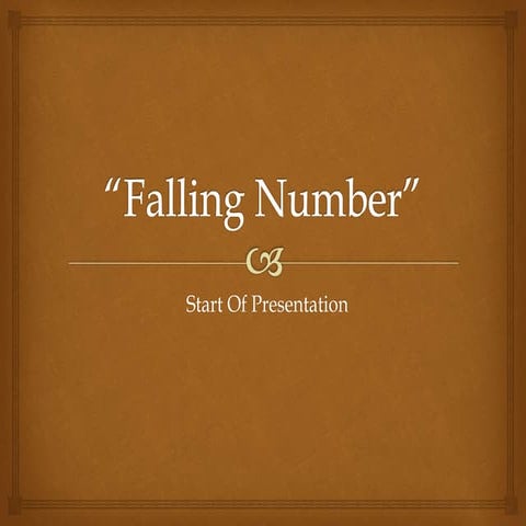 Falling number | PPTX