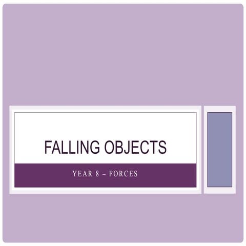 Falling objects | PPTX