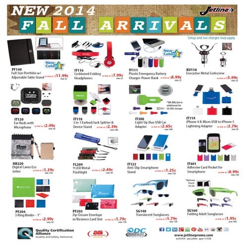 Fall Launch New Products 2014 - Flyer | PDF