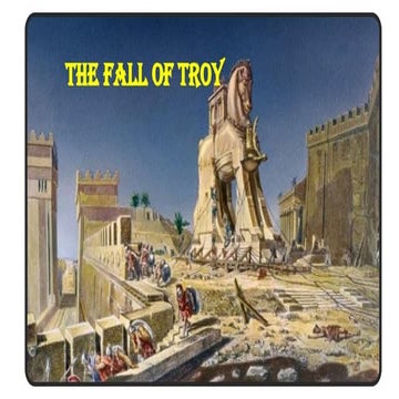 fall of troy unit 2 std 9 english state board | PPTX