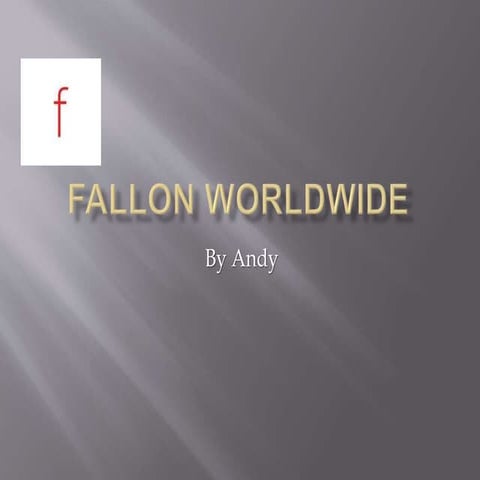 Fallon Worldwide | PPT