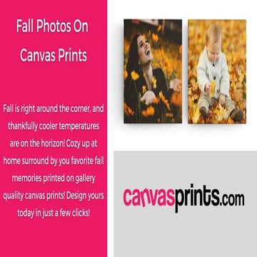 Fall Photos On Canvas Print | PDF
